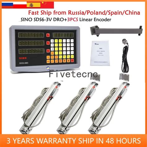 NEW SINO SDS MS Axis Digital Readout DRO Kit And Pieces KA High Precision Ruler KA