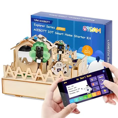 Acebott Qe001 Esp32 Smart Home Iot Starter Kit W Arduino Acecode