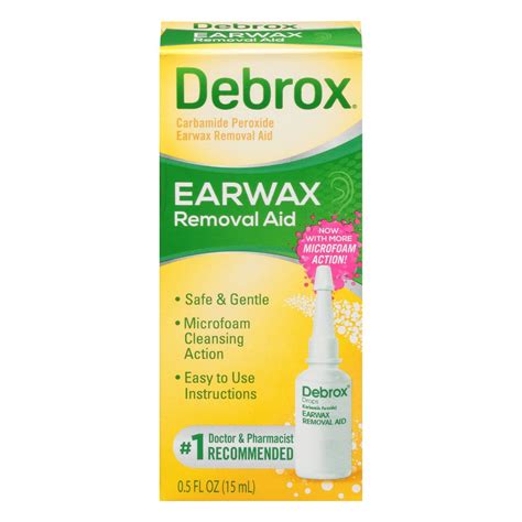 Debrox Earwax Removal Aid Shop Ear Wash And Drops At H E B
