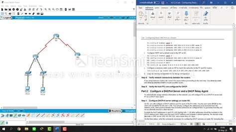 lab configuring basic dhcpv4 on a router youtube