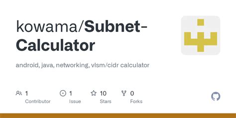 Github Kowamasubnet Calculator Android Java Networking Vlsmcidr