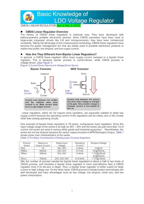 PDF Basic Knowledge Of LDO Voltage Regulator En DOKUMEN TIPS