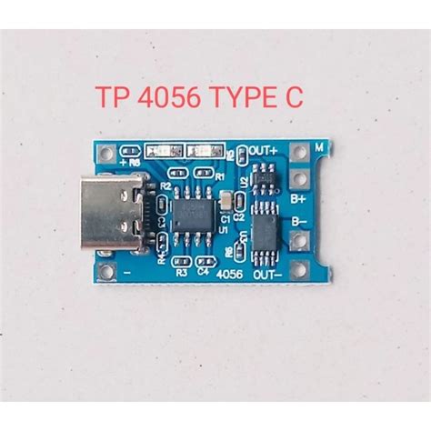 Jual Tp 4056 Type C Modul Charger Battery Modul Cas Proteksi Shopee Indonesia