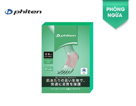 Đai Bảo Vệ Cổ Chân Phiten Metax Supporter Ankle Soft Japan Health Beauty Co Ltd
