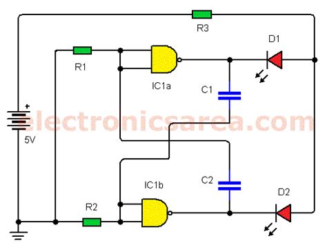 NAND Gate Using Transistors Electronics Area
