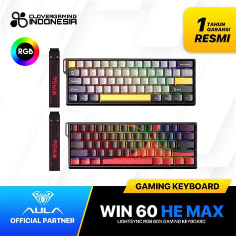 Aula Win 60 Win60 He Max Rgb Wired Magnetic Switch Gaming Keyboard 60