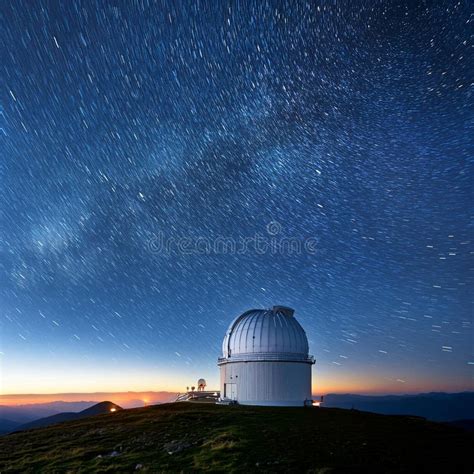 Astronomical Observatory Ai Generated Stock Illustration