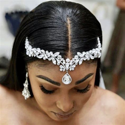 Imani Cubic Zirconia Bridal Frontlet Tiara Silver And Gold Hair