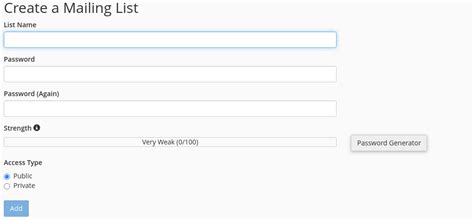 Cómo crear una lista de correo en cPanel Base Conocimiento Español