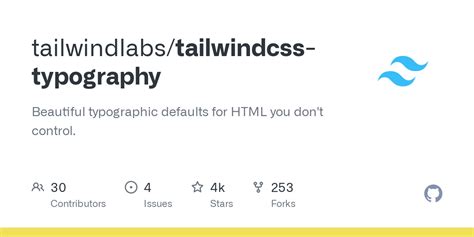 github tailwindlabs tailwindcss typography beautiful typographic defaults for html you don t