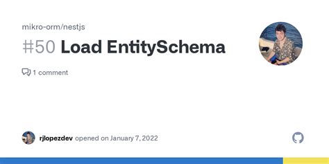 Load Entityschema · Issue 50 · Mikro Ormnestjs · Github