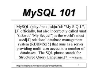 My SQL PDF