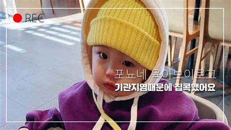 육아 브이로그 15개월아기 일상 모세기관지염 걸려서 집콕 Youtube