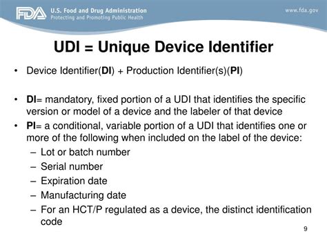 PPT Unique Device Identifier UDI Overview PowerPoint Presentation ID
