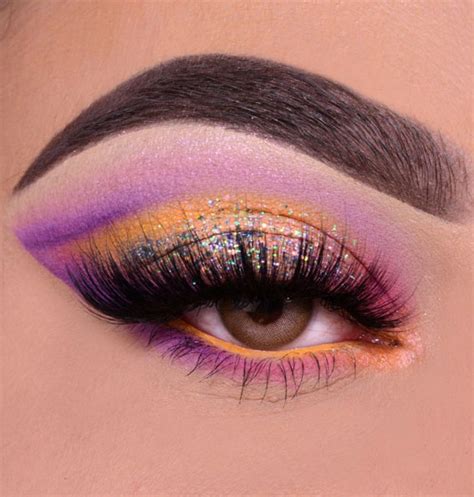 50 Makeup Looks To Make You Shine In 2023 Yellow Gold Purple