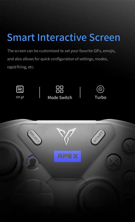 Original New Flydigi Apex 4 Gaming Controller Wireless Elite Force Feedback Trigger Gamepad