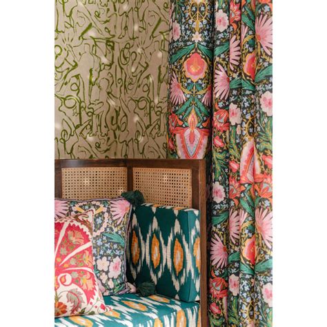 Susie Q Multicoloured Fabric Upholstery Fabric
