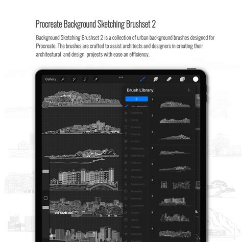 Procreate Background Sketching Brushset And Illustrations 2 Toffu Co
