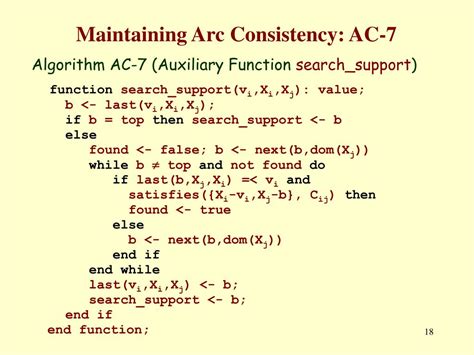 Ppt Maintaining Arc Consistency Ac 6 Powerpoint Presentation Free