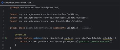 Spring Boot Conditional And Conditionalonproperty