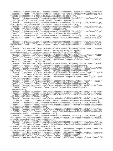 cookies json full pdf cookie