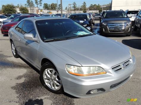 Satin Silver Metallic 2001 Honda Accord Ex V6 Coupe Exterior Photo