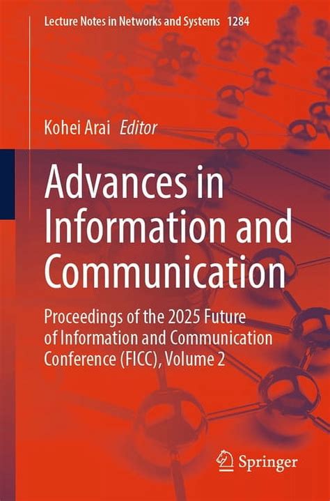 lecture notes in networks and systems advances in information and communication proceedings of
