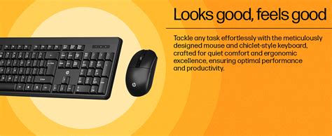 Buy Hp Km200 Wireless Mouse And Keyboard Combo Full Size Ergonomic Design 3 Button