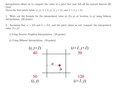 solved interpolation allows us to ﻿compute the value of ﻿a