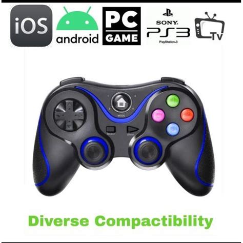 Wireless Vibration Controller Wireless Mobile Game Controller Pad Bluetooth Phone Gamepad