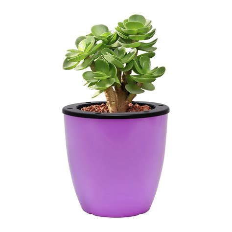 Многоцветные пластиковые цветочные горшки для сада дома рабочего стола украшение для