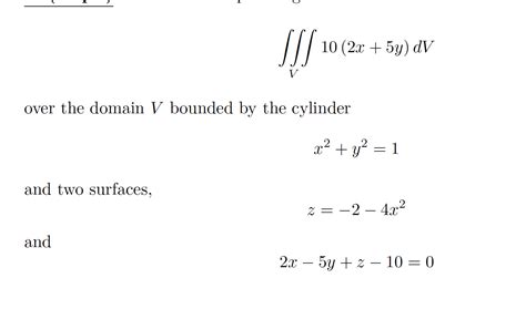 Solved Evaluate The Triple Integral
