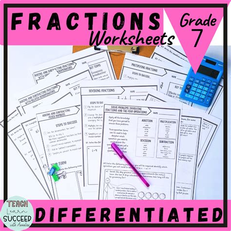 Ultimate Guide To Fractions Operations Adding Subtracting Multiplying And Dividing