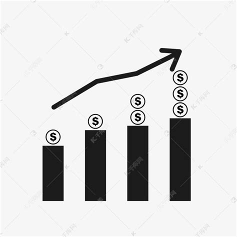 增加的收入图标素材图片免费下载 千库网
