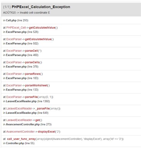 Php Xlsm Files Parsing With Laravel Stack Overflow