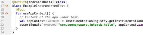 Instrumented Tests