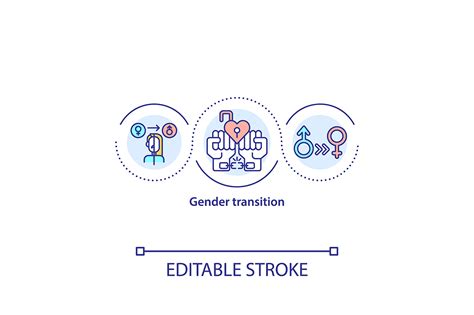 Gender Transition Concept Icon Graphic By Bsd Studio Creative Fabrica