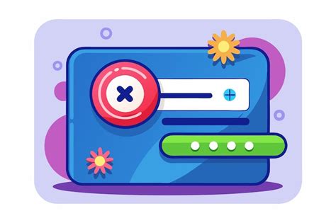 A Flat Illustration Showing A Customizable Interface For A Password Reset Process With