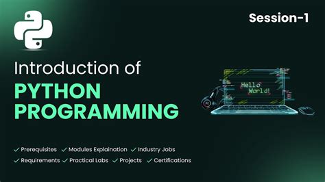 Session 1 Introduction To Python Programming With Scripting