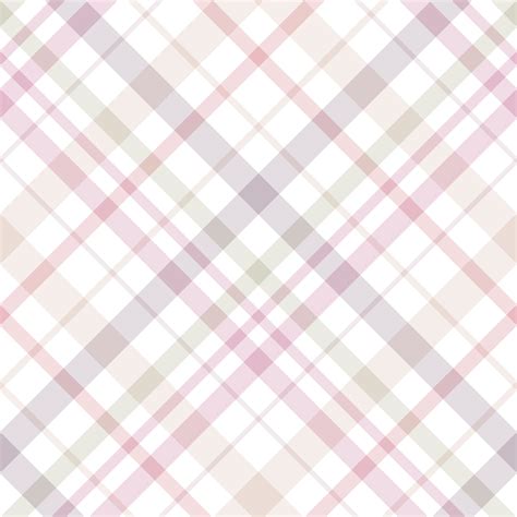 Seamless Pattern In Cute Light Pink And White Colors For Plaid Fabric