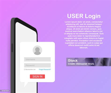 모바일 Ui 디자인 개념을 청소 암호 양식 창 로그인 응용 프로그램입니다 벡터 일러스트입니다 가입서에 대한 스톡 벡터 아트 및 기타 이미지 Istock