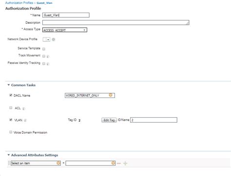 Ise Assign Vlan Problem Cisco Community