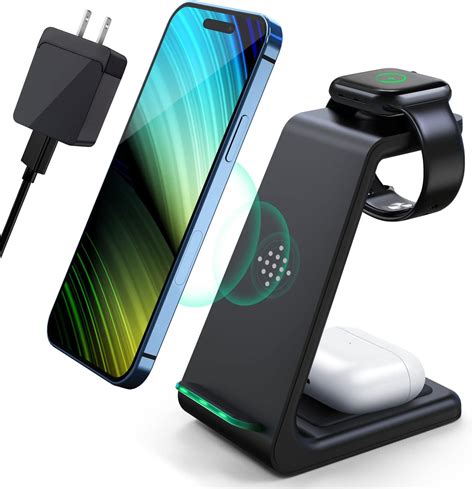 Wireless Charging Station 3 In 1 Fast Desk Charging