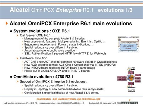 Ppt Alcatel Omnipcx Enterprise R6 1 Powerpoint Presentation Id 4259953