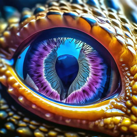 Two Irises With Vertical Pupils Side By Side In One Eye Two Vertical