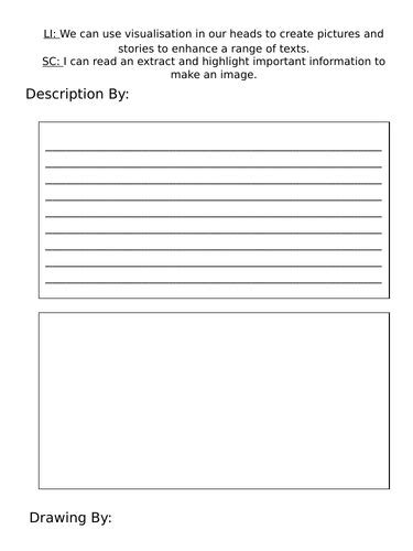 Reading Visualisation Teaching Resources