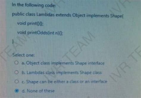 solved in the following code public class lambdas extends