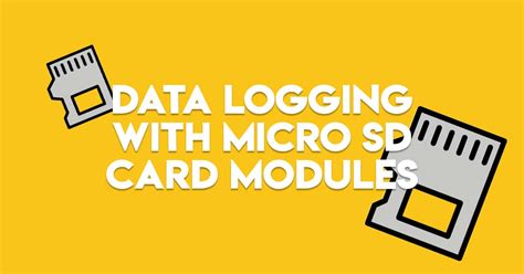 Data Logging With Microsd Card Modules Phipps Electronics