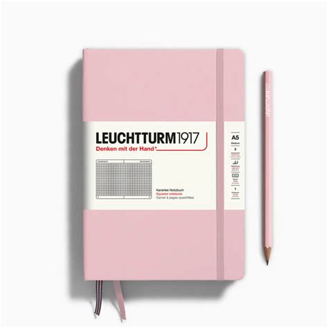 Leuchtturm Graph Notebook Pink A5 The Paper Craft Pantry