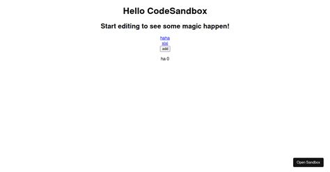 Hashrouter Demo Codesandbox